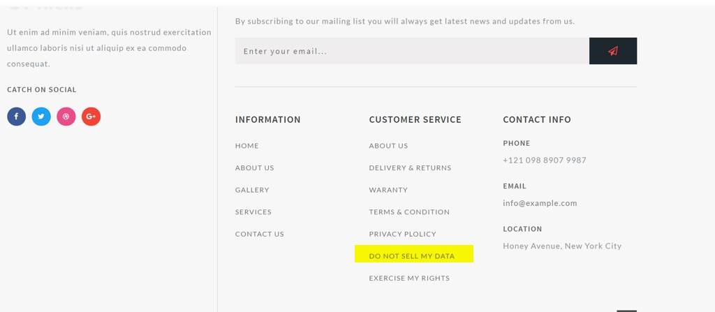 CCPA Opt-Out Guide for Developers | MyOneTrust