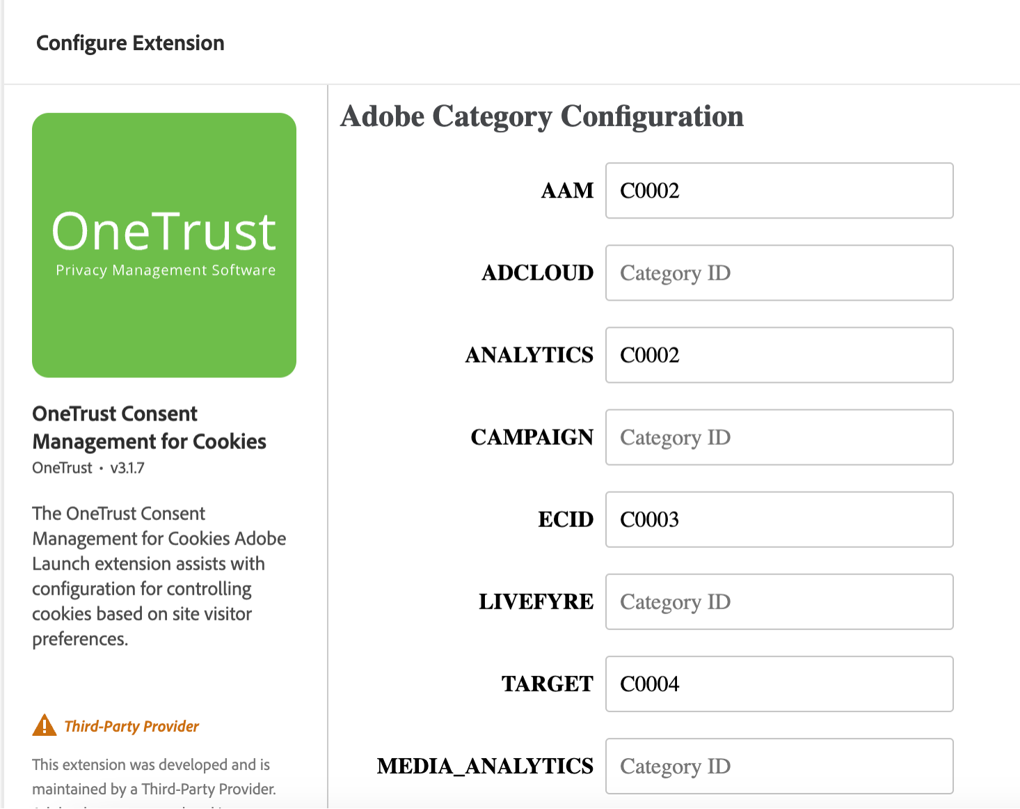 Using Adobe Experience Cloud ID in Cookie Consent | MyOneTrust
