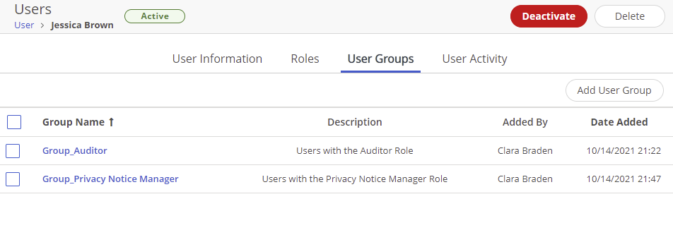 Adding and Editing Users | MyOneTrust