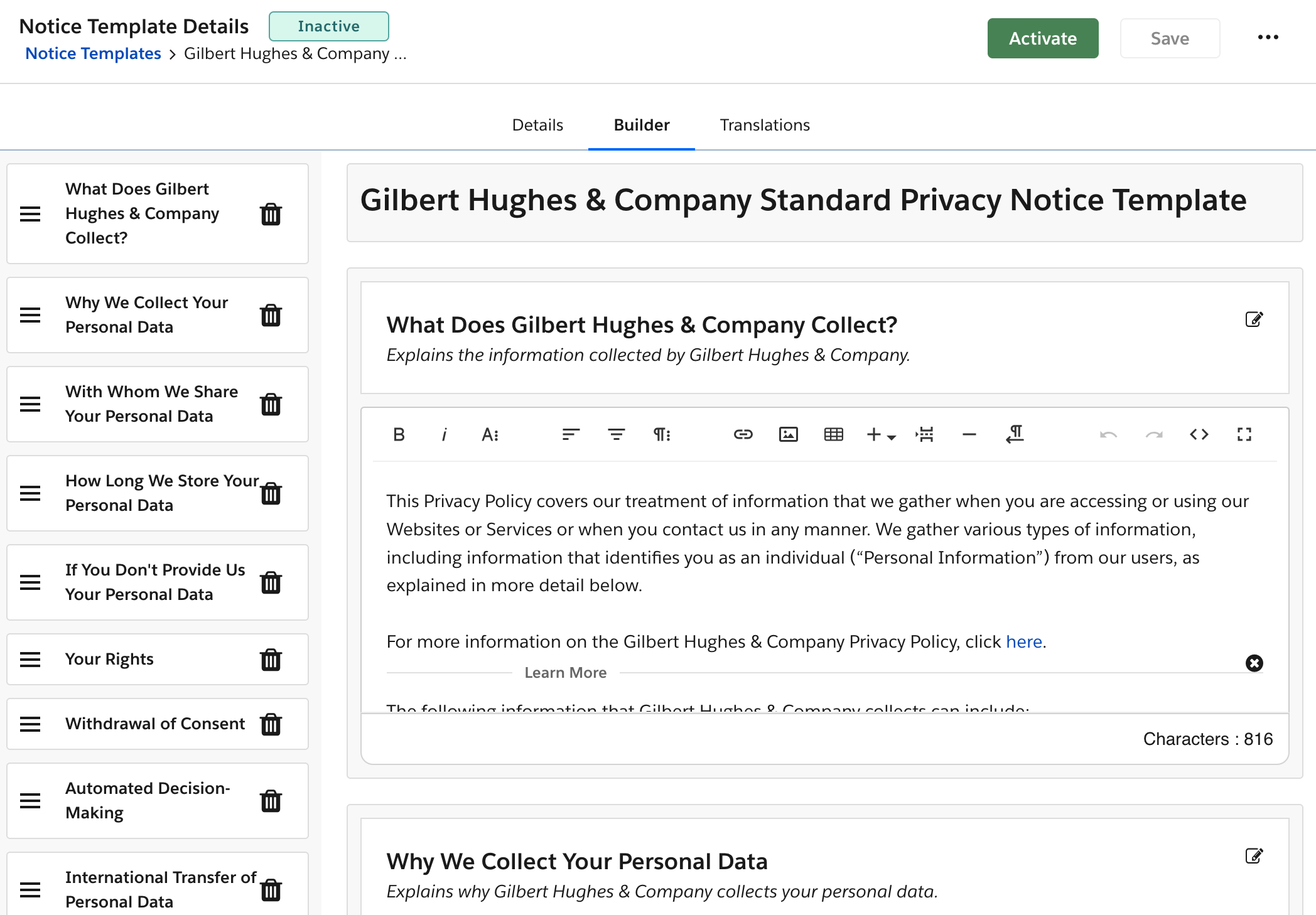 Building Custom Privacy Notice Templates | MyOneTrust