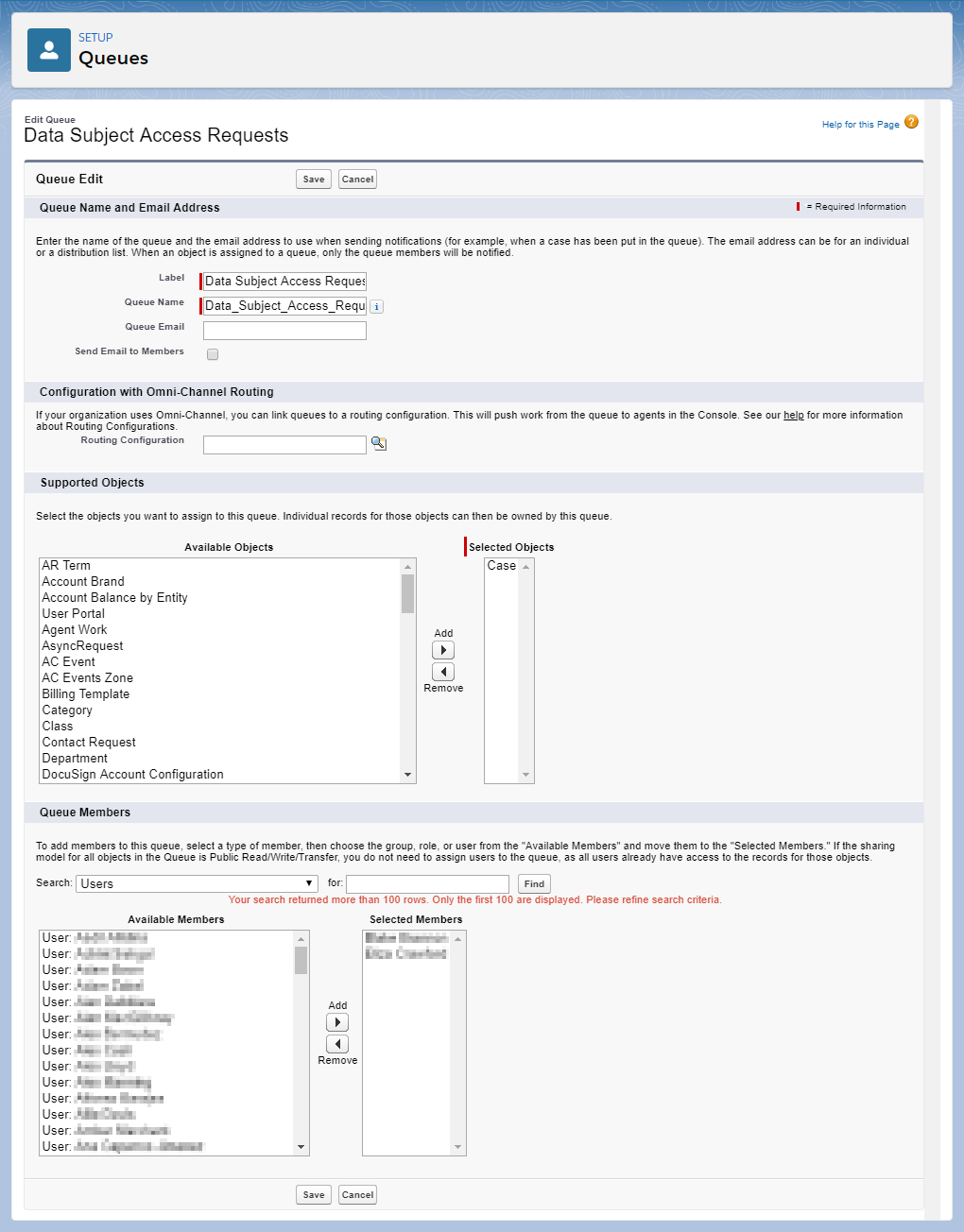 Using Salesforce Service Cloud to Manage Data Subject Requests | MyOneTrust
