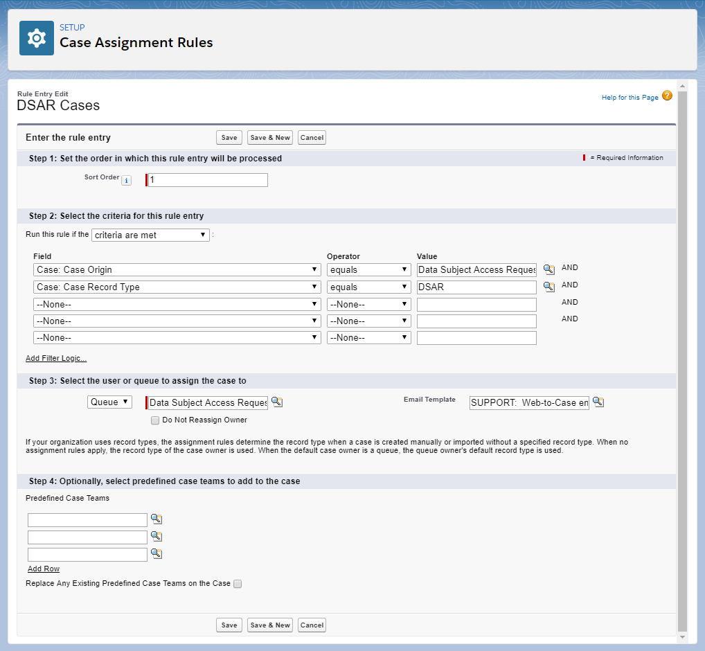 Using Salesforce Service Cloud to Manage Data Subject Requests | MyOneTrust
