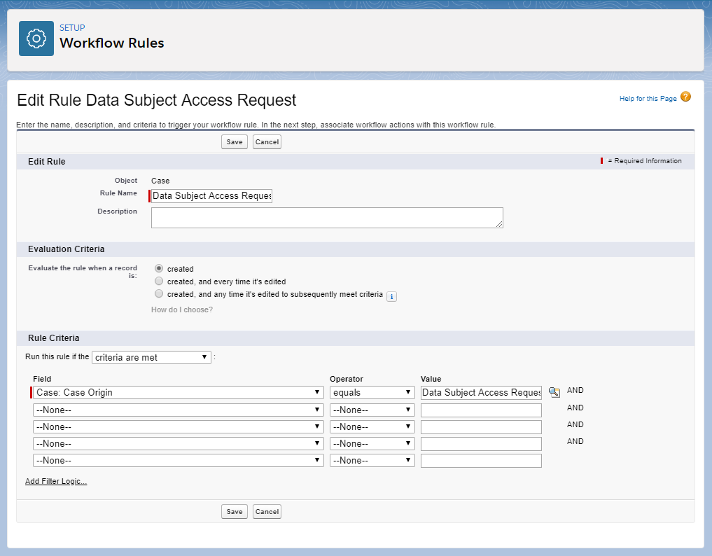 Using Salesforce Service Cloud to Manage Data Subject Requests | MyOneTrust