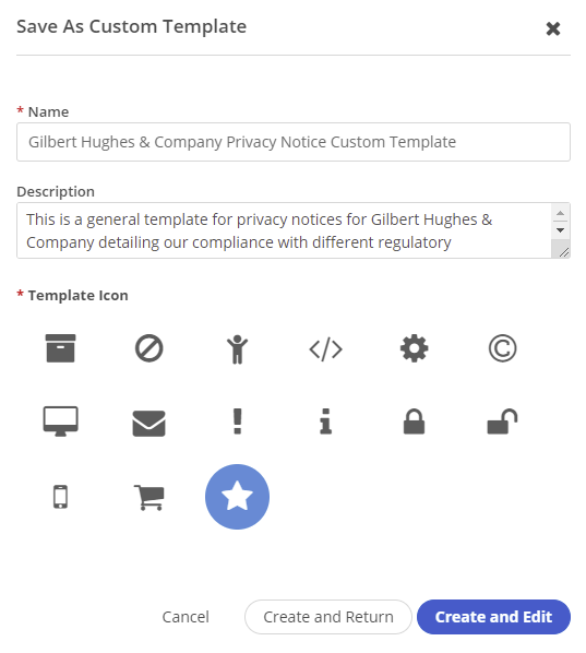 Creating Custom Privacy Notice Templates | MyOneTrust