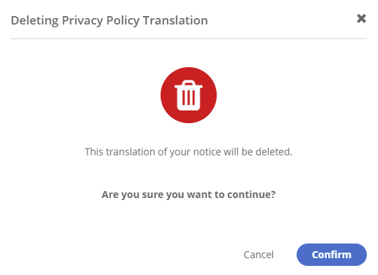 Managing Privacy Notice Translations | MyOneTrust