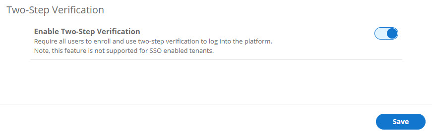 Configuring Two-Step Verification | MyOneTrust
