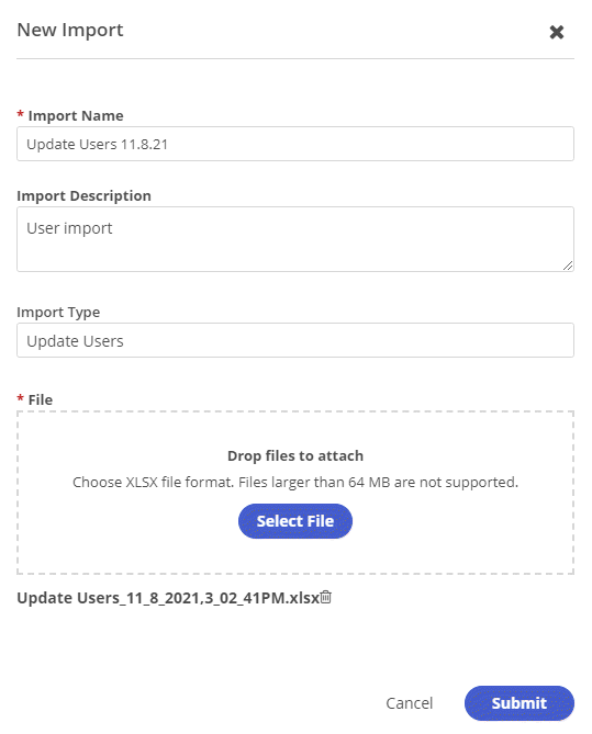 Updating User Records in Bulk | MyOneTrust