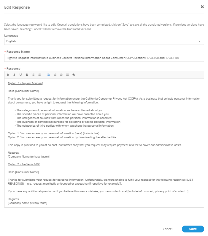 Best Practices: Processing CCPA Opt-Out Requests | MyOneTrust