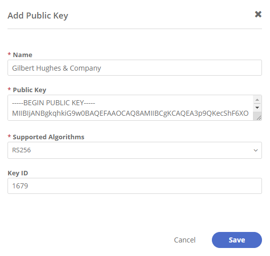 Storing Public Keys for Data Subject Authentication | MyOneTrust