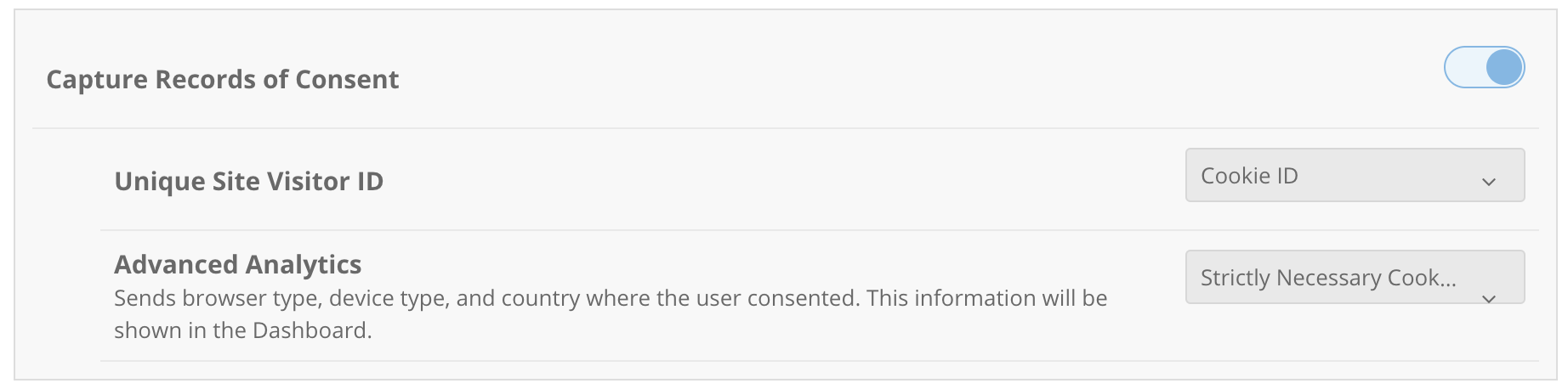 Logging Consent Records | MyOneTrust