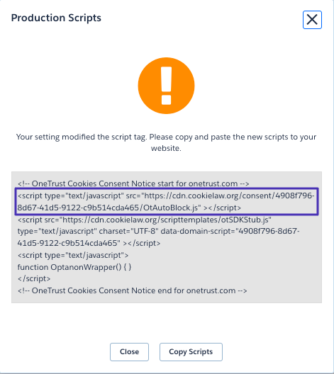 Publishing and Implementing Cookie Consent Scripts | MyOneTrust