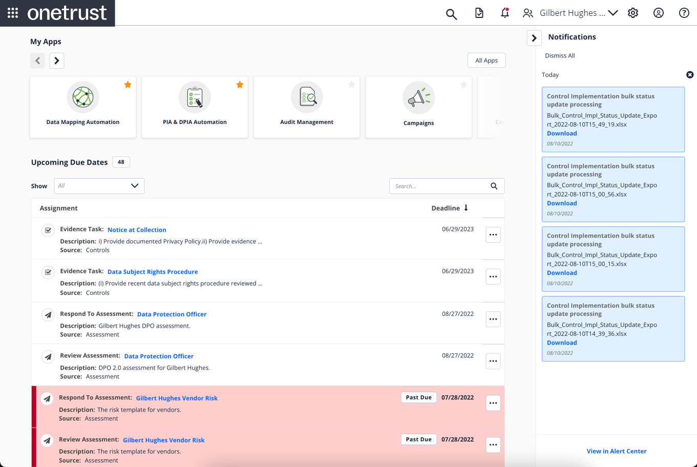 Getting Started with the OneTrust Application | MyOneTrust
