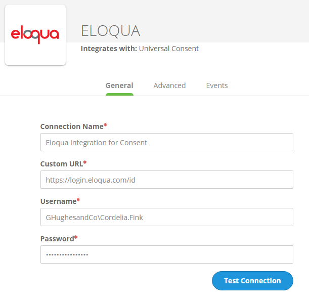Intégration de la gestion du consentement avec Eloqua