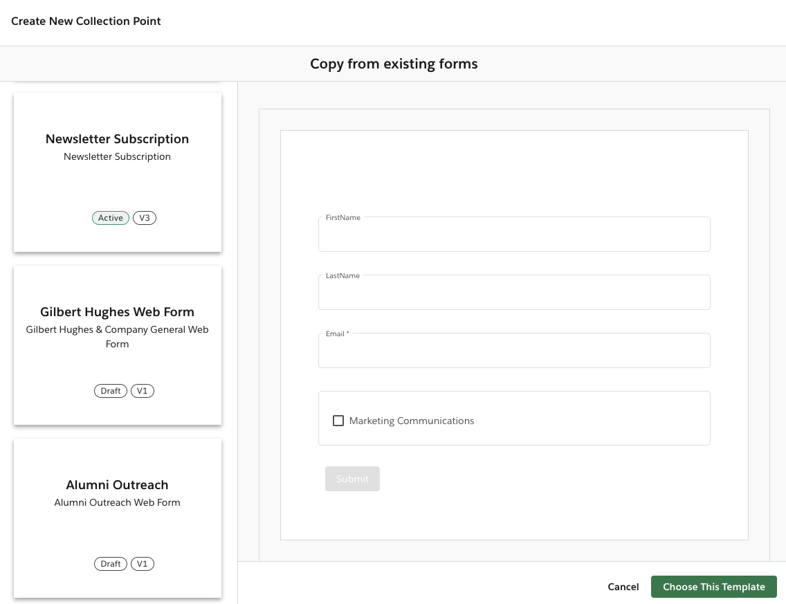 Creating OneTrust Embedded Web Form Collection Points | MyOneTrust