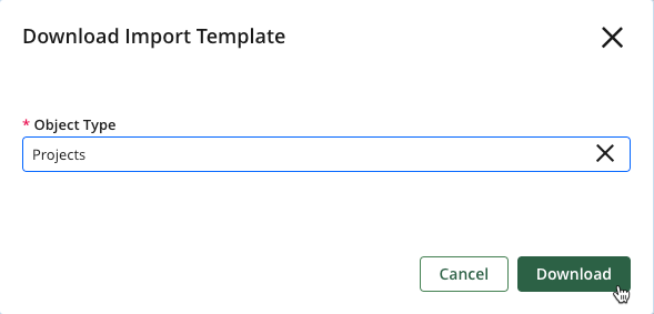 Creating Project Records in Bulk | MyOneTrust