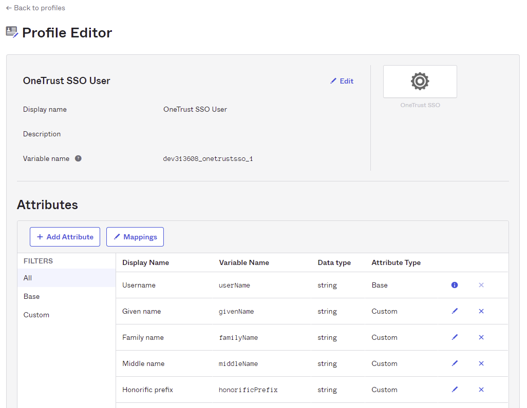 Configuring OneTrust with Okta for SCIM | MyOneTrust