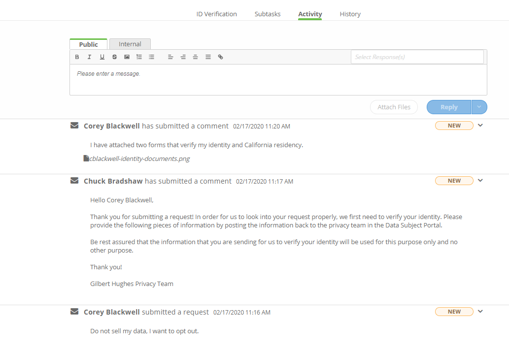 Accessing the Privacy Portal | MyOneTrust