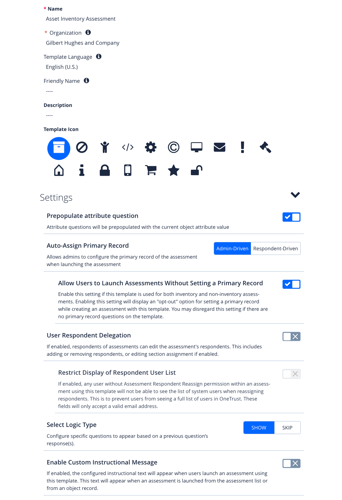 Adding, Editing, and Deleting Conditions | MyOneTrust