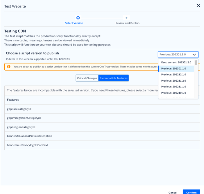 Publishing and Implementing Cookie Consent Scripts | MyOneTrust