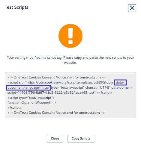 Publishing and Implementing Cookie Consent Scripts | MyOneTrust