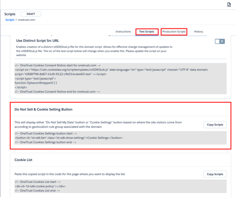 Publishing and Implementing Cookie Consent Scripts | MyOneTrust