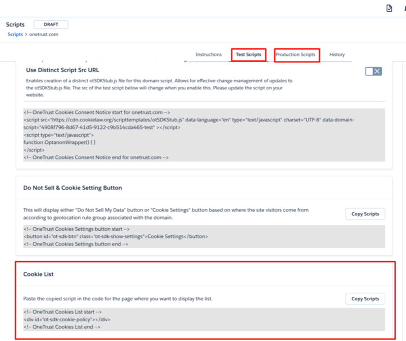 Publishing and Implementing Cookie Consent Scripts | MyOneTrust