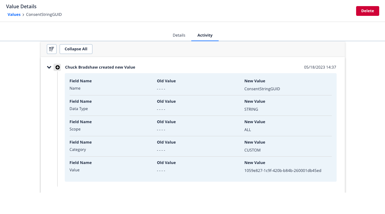 Custom Values in Integration Workflows | MyOneTrust