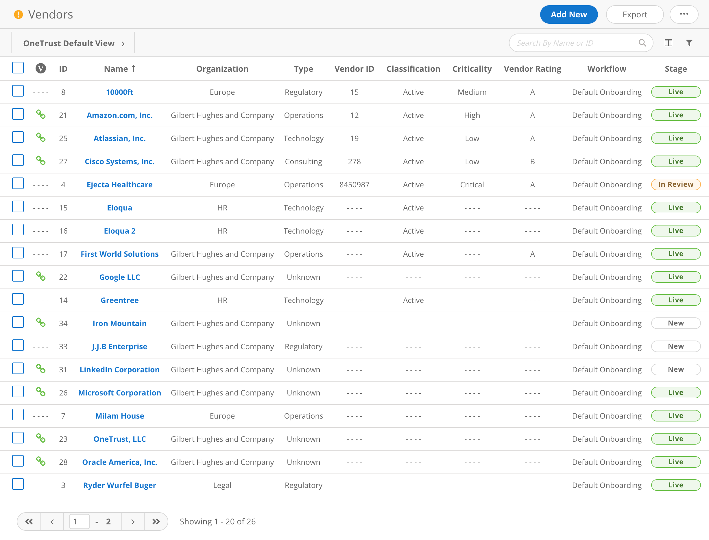 Data Mapping Automation Setup Guide | MyOneTrust