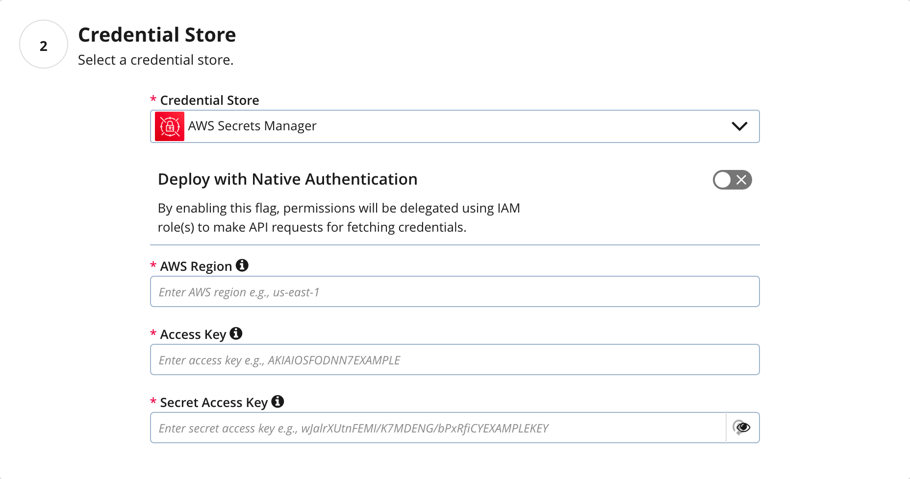 Credential Vault Options for Data Sources | MyOneTrust