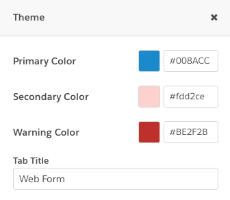Customizing Branding for OneTrust Hosted Web Form Collection Points | MyOneTrust