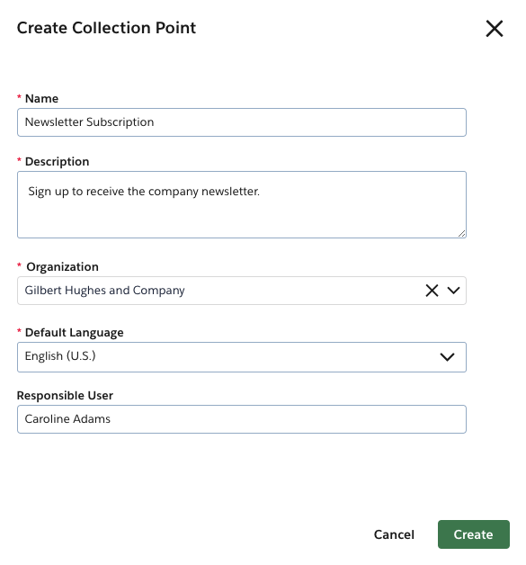Creating OneTrust Embedded Web Form Collection Points | MyOneTrust
