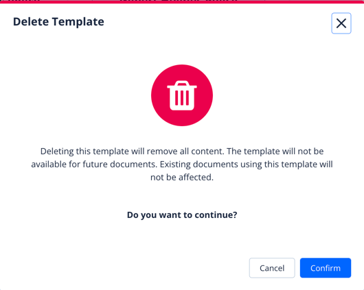 Managing Document Templates | MyOneTrust