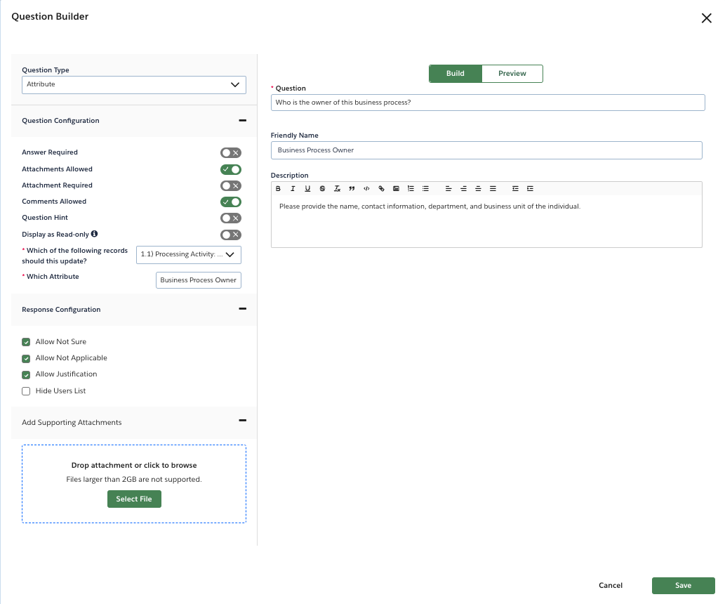 Adding, Editing, Reordering, and Deleting Questions | MyOneTrust