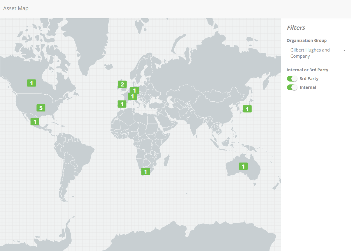 Viewing an Asset Map | MyOneTrust
