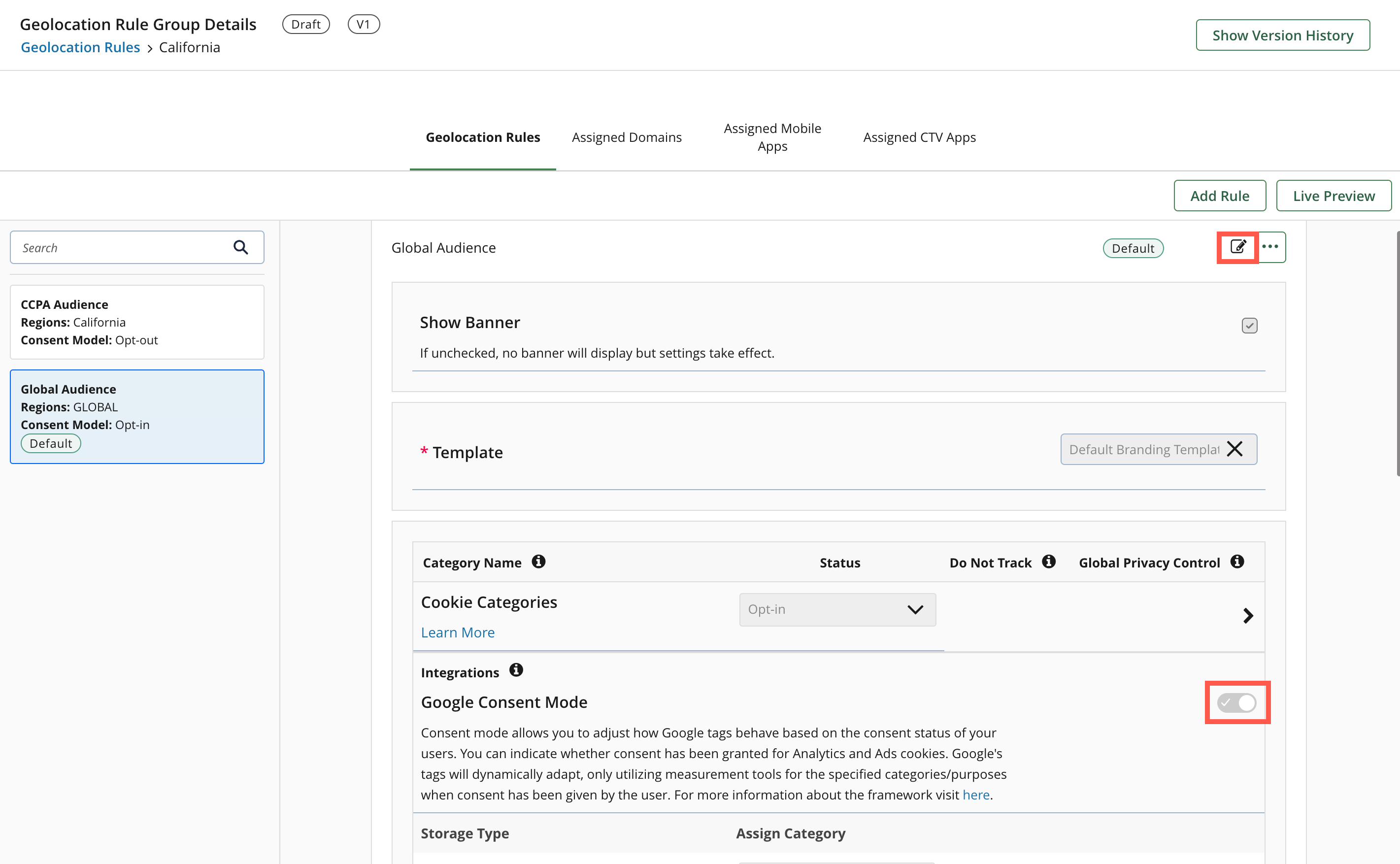Cookie Consent Integration with Google Consent Mode | MyOneTrust