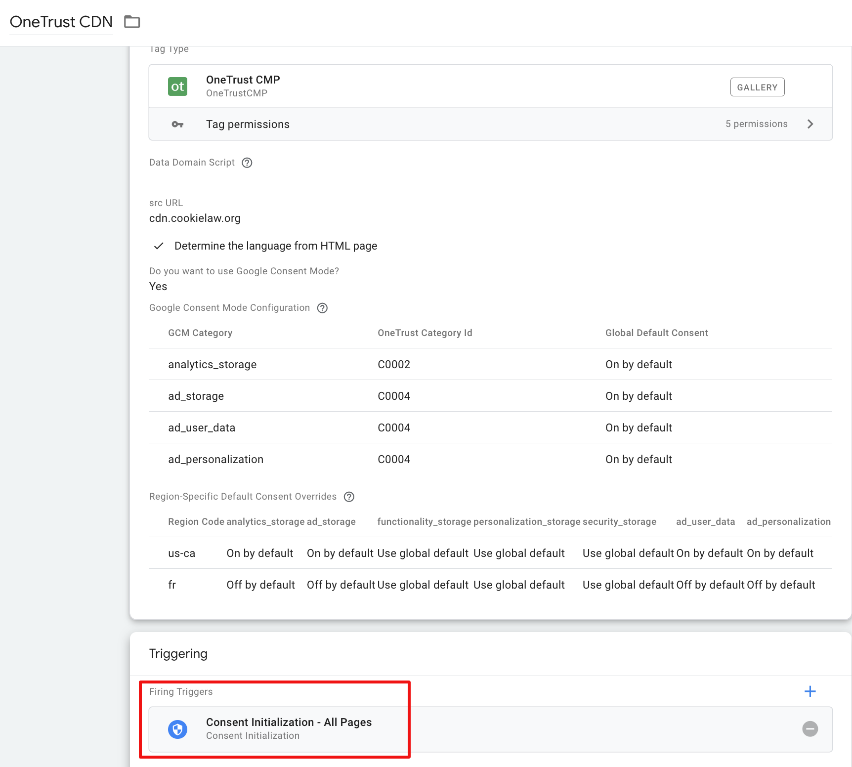 Cookie Consent Integration with Google Consent Mode | MyOneTrust
