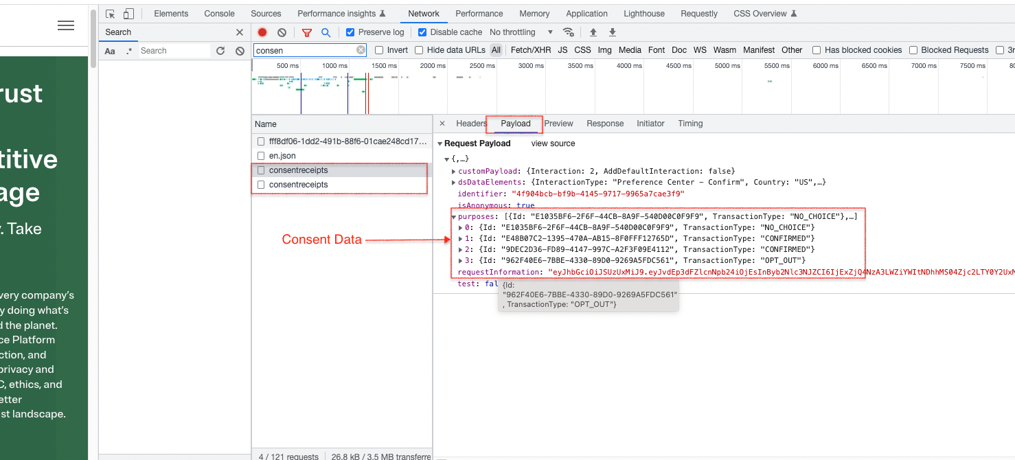 Enabling Consent Logging and the Cookie Consent Dashboard | MyOneTrust