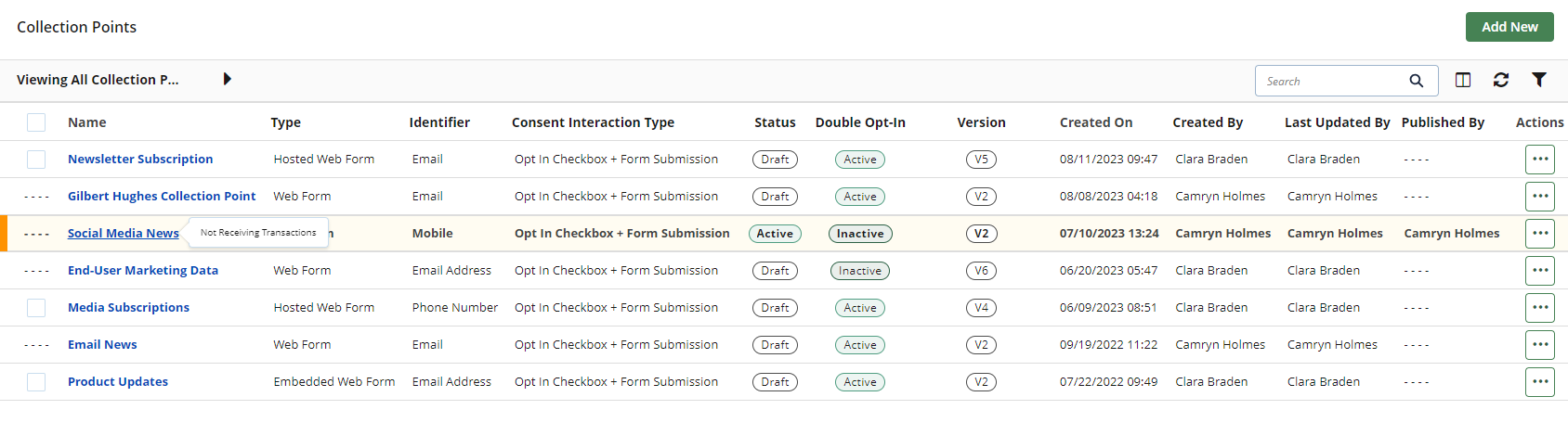 Universal Consent & Preference Management Settings | MyOneTrust