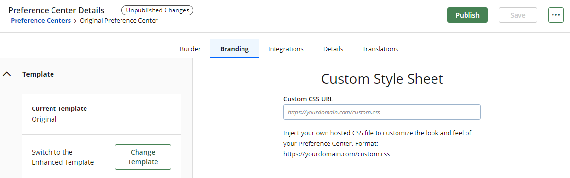 Universal Consent & Preference Management Settings | MyOneTrust