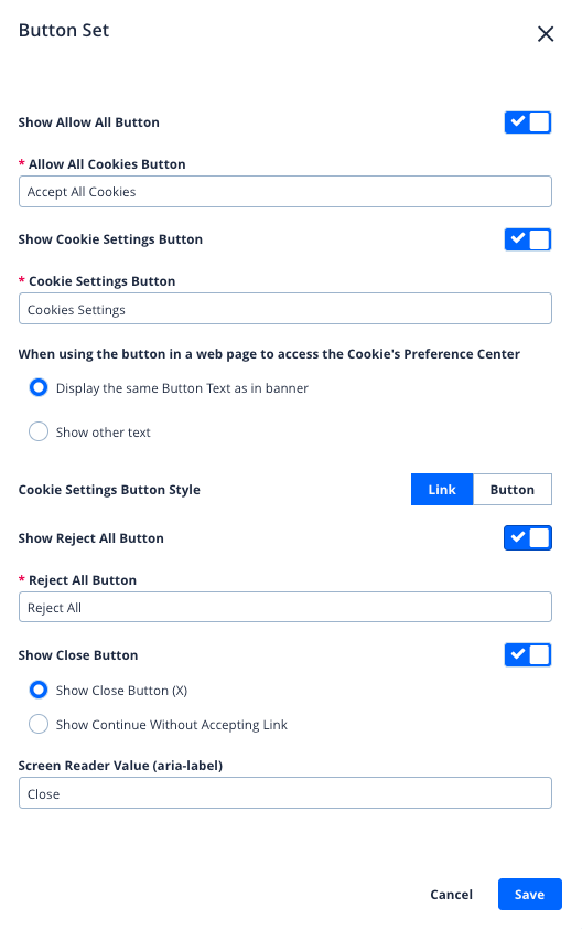 Customizing the Banner Template | MyOneTrust