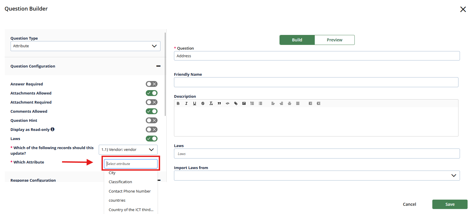 Cannot Select Attribute From Drop Down List When Creating An Attribute 1254