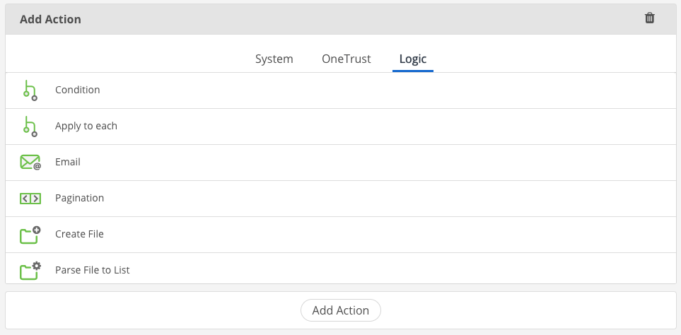 Managing Custom Integration Workflows | MyOneTrust