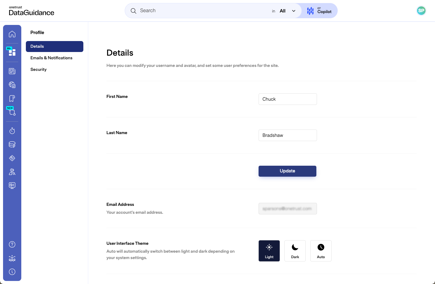 OneTrust DataGuidance Feature Guide | MyOneTrust