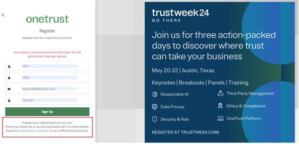 myOneTrust FAQ | MyOneTrust