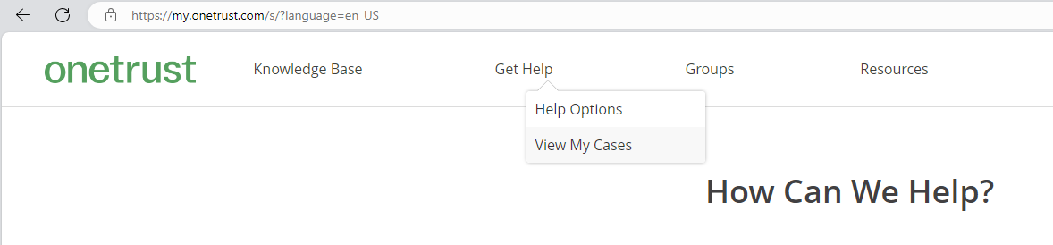 myOneTrust FAQ | MyOneTrust