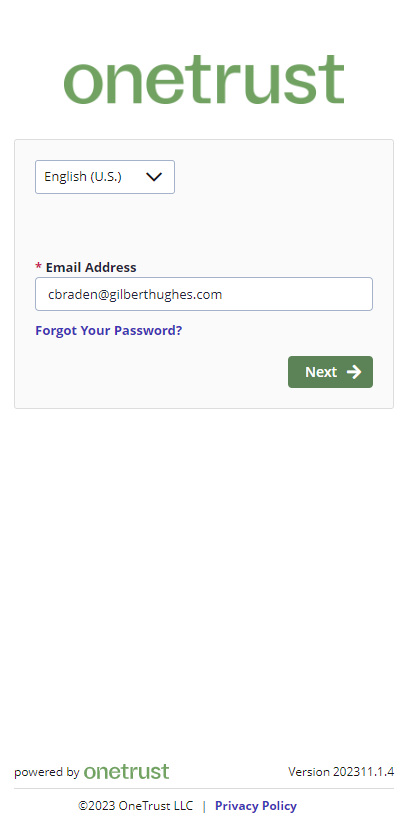 Getting Started with the OneTrust Application | MyOneTrust