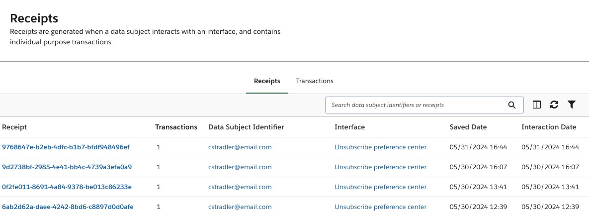 Using the One-click Unsubscribe Functionality | MyOneTrust