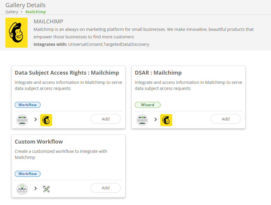 Creating Integration Workflows | MyOneTrust