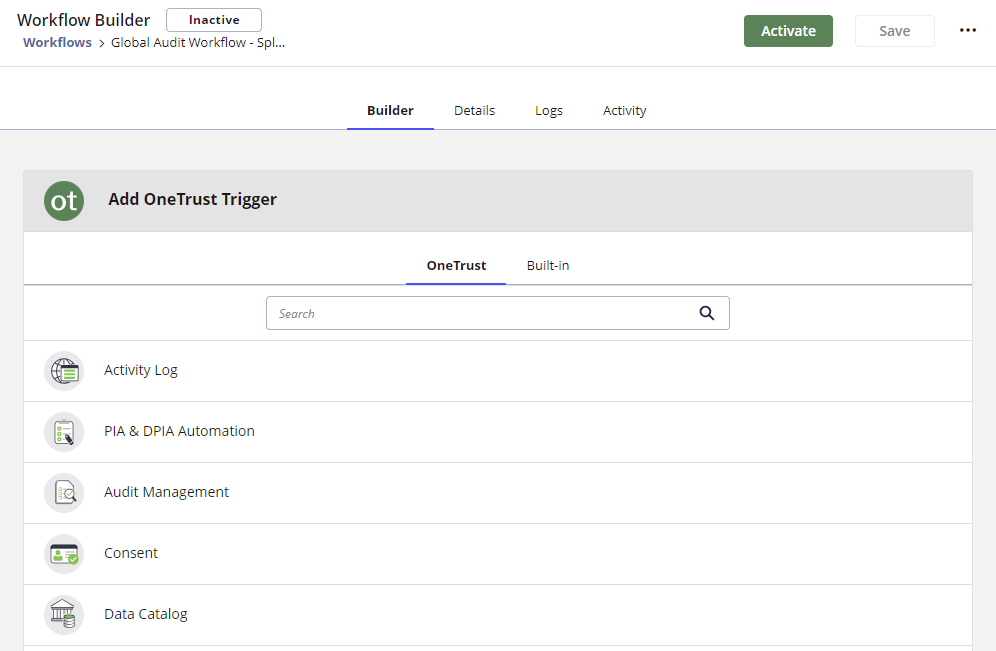 Integrating OneTrust Activity Logs with External SIEM Tools | MyOneTrust