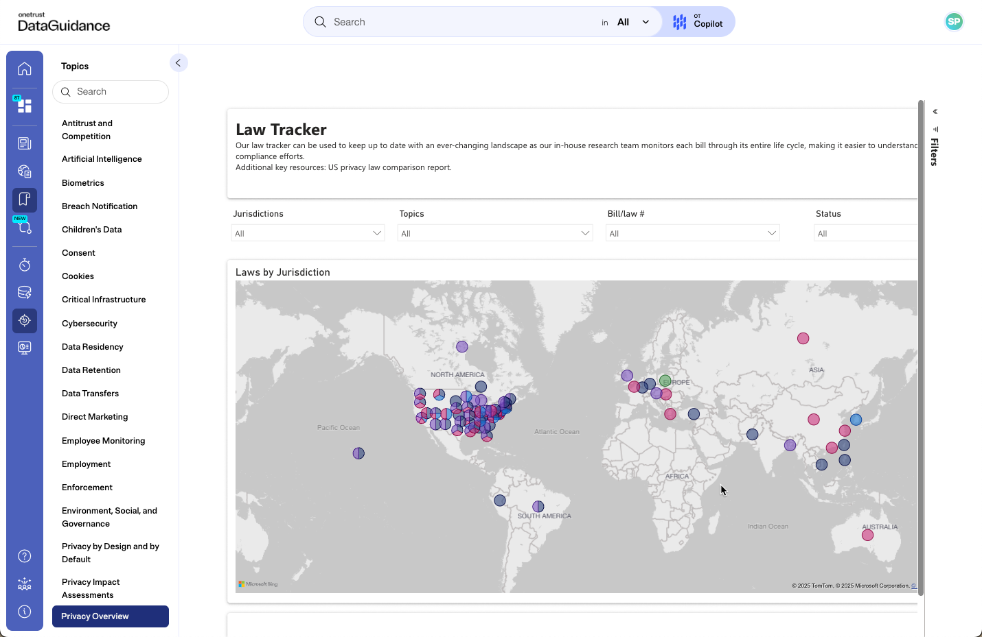 OneTrust DataGuidance Feature Guide | MyOneTrust
